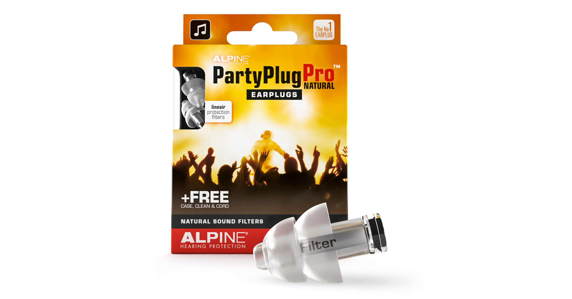 Alpine PartyPlug Pro Natural Füldugó a zene szerelmeseinek